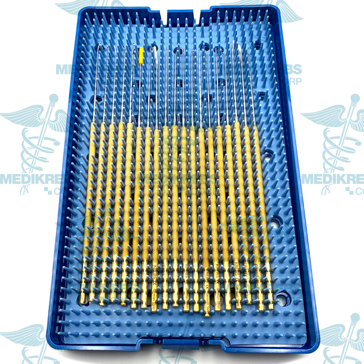 Rhoton Micro Dissector Kit Straight Set w/ Rack (19 pcs) – Medikrebs Corp.