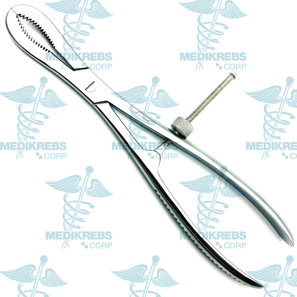 Bone Repositioning Forceps w/ Thread Fixation 24 cm – Medikrebs Corp.